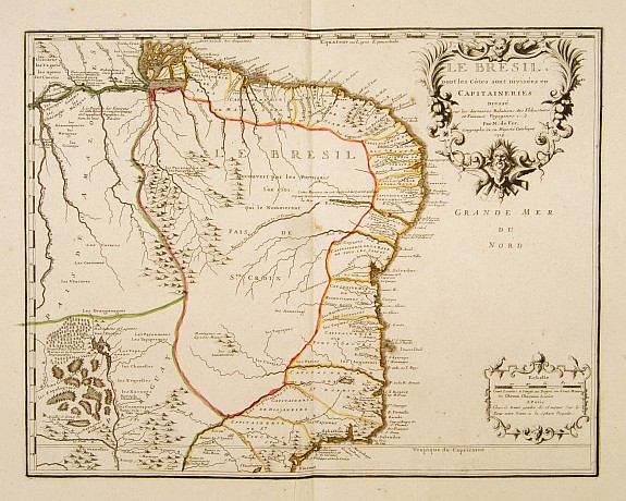 1649 Map of Brazil | Antiques Board
