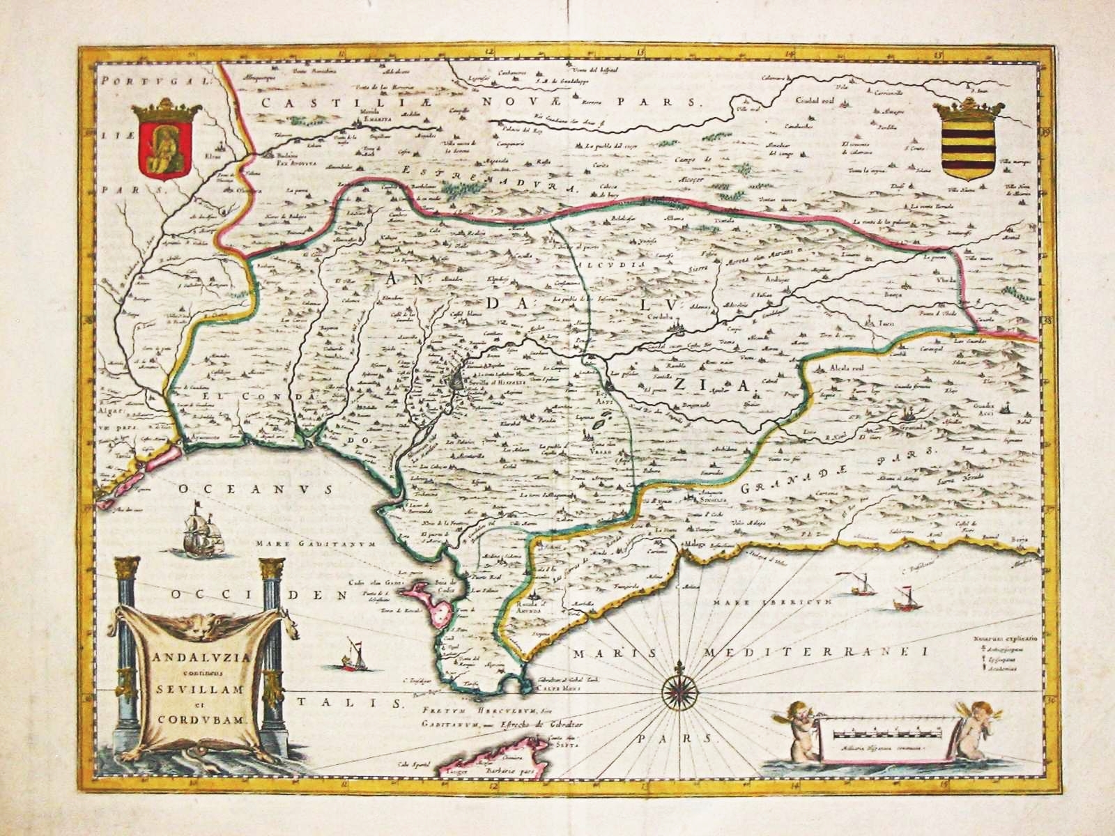 [Lot of 5 maps] Gallaecia Regnum, descripta a F. Fer. Ojea. - Old map ...