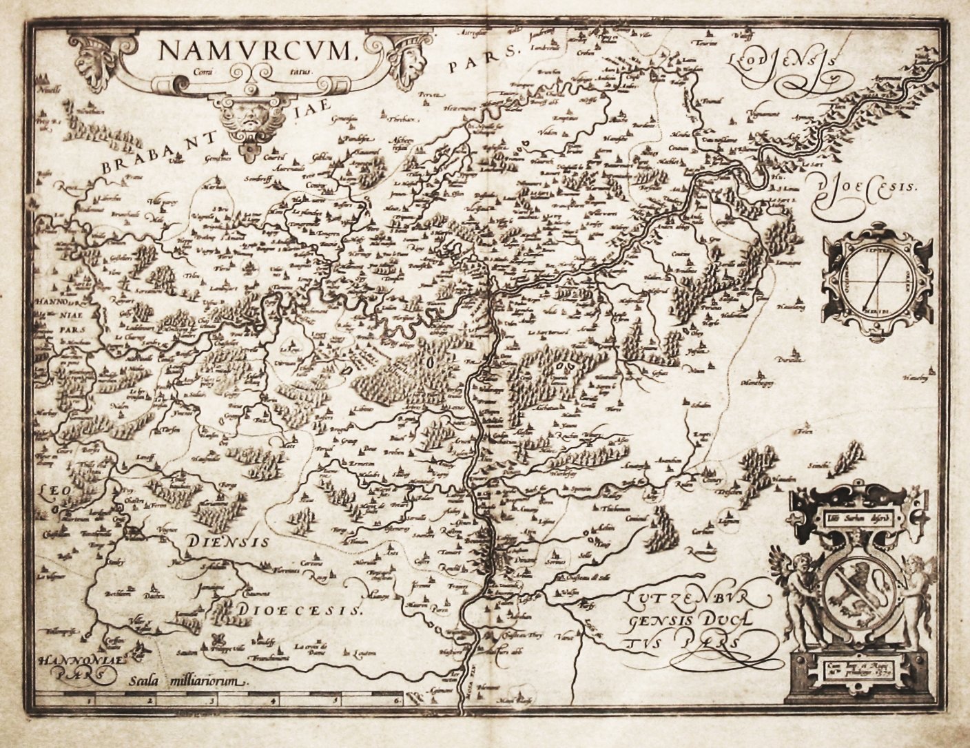 [Lot of 12 maps] Belgii Universi seu Inferioris Germaniae, map of the ...