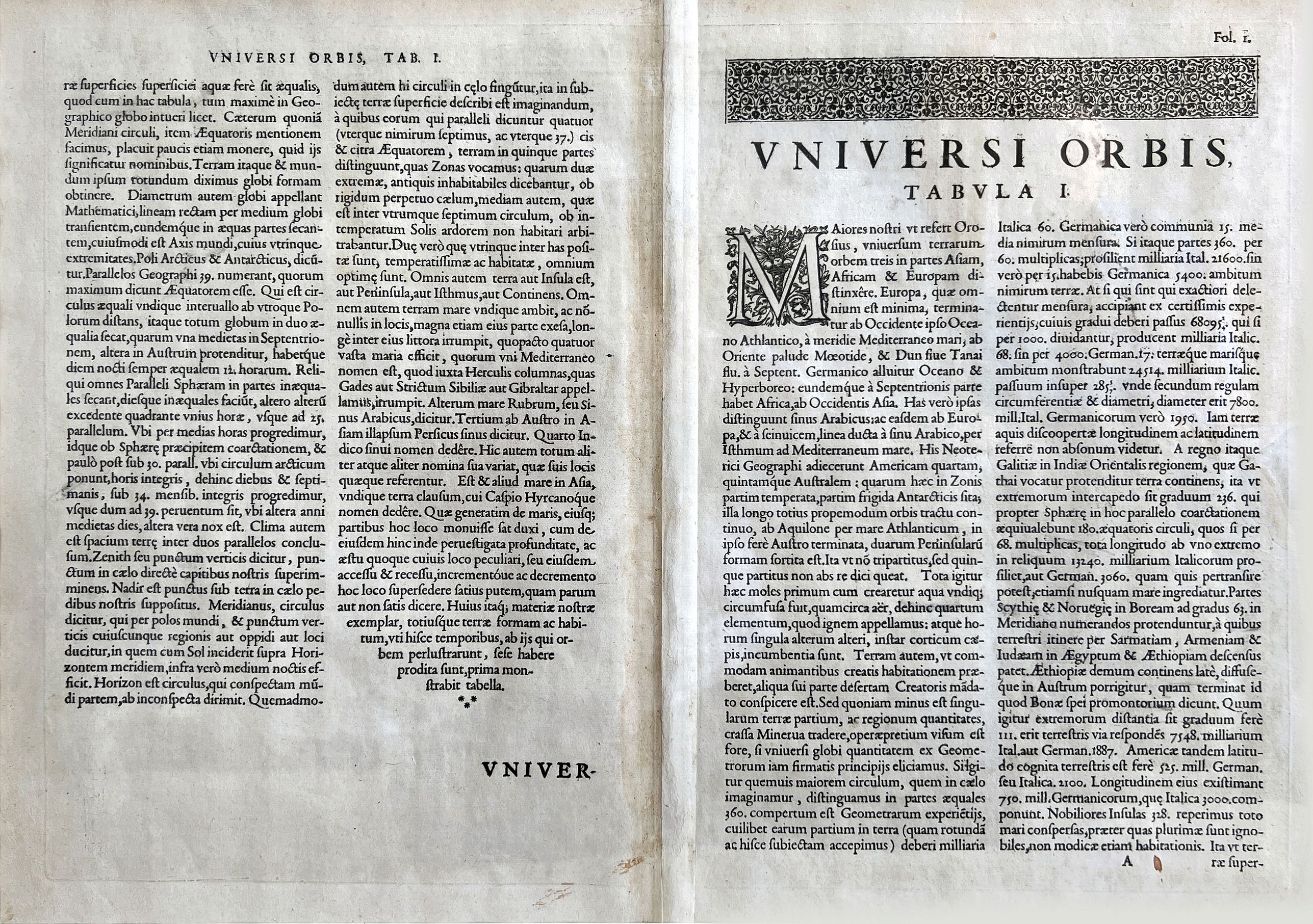 Totius Orbis Cogniti Universalis Descriptio. - Old map by JODE, C. de.