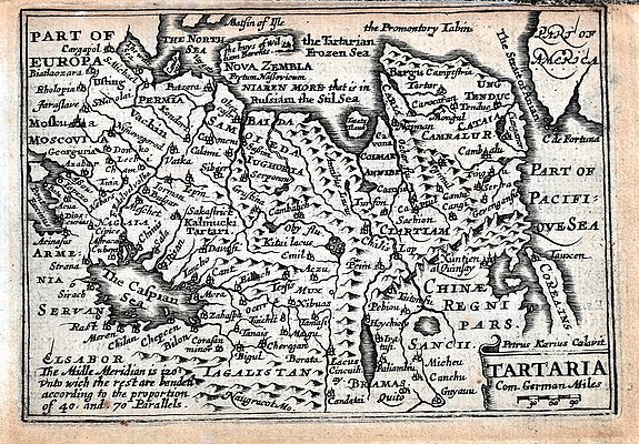 Tartaria. - Old map by VAN DEN KEERE, P.