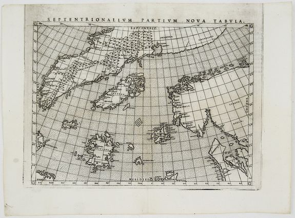 Septentrionalium Partium Nova Tabula. - Old map by RUSCELLI, G.