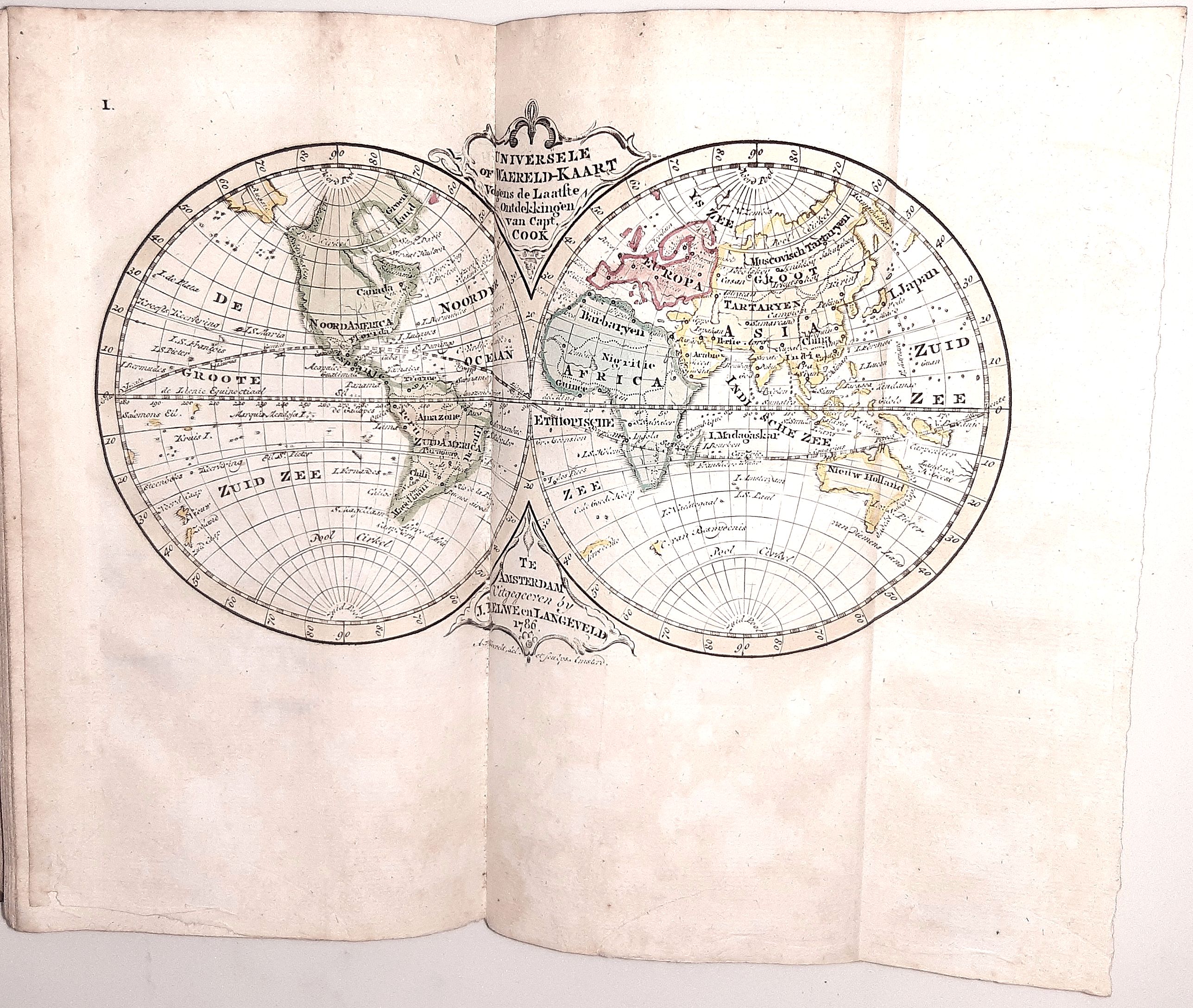 Compleete zak-atlas, van de zeventien Nederlandsche provincien ...