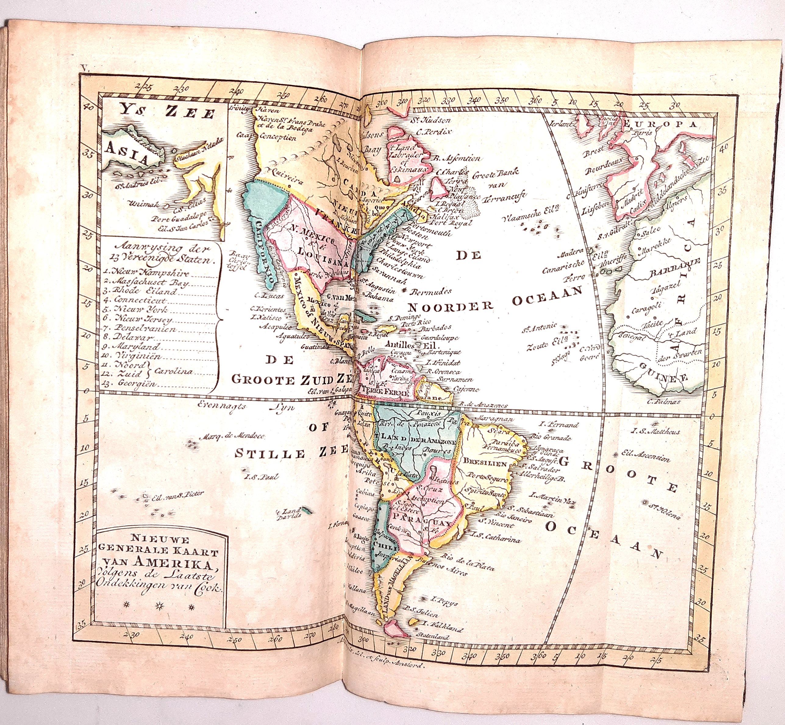 Compleete zak-atlas, van de zeventien Nederlandsche provincien ...