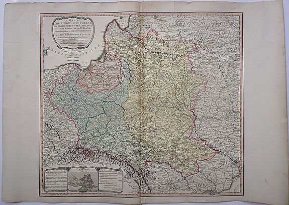 A Map of the Kingdom of Poland and the Grand Dutchy of Lithuania ...