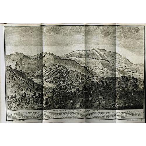 Aussicht von Neu-Herrnhut auf St. Thomas von der Ostseite - Old map by ...